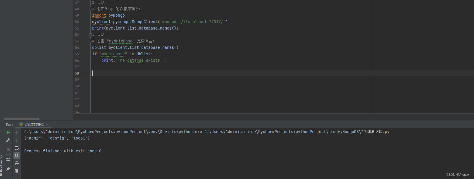 解决：pymongo.errors.ServerSelectionTimeoutError: localhost:27017: [WinError 10061] 由于目标计算机积极拒绝，无法 ...