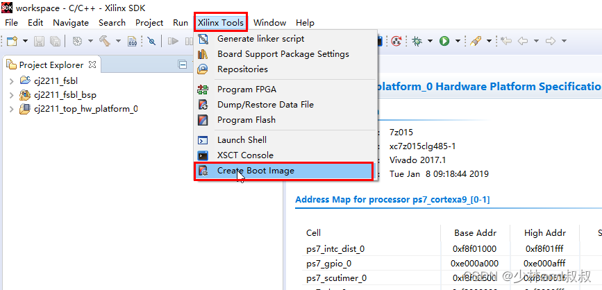 SDK合成ramdisk根文件系统的BOOT.bin（zynq）_sdk如何生成bin文件-CSDN博客
