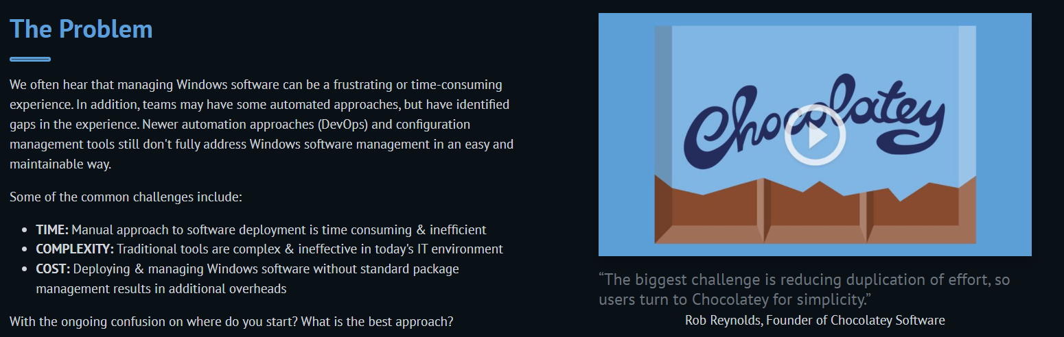 Chocolatey：Windows软件包管理系统_安装及使用指南_windows如何使用chocolatey安装yml文件中的软件-CSDN博客