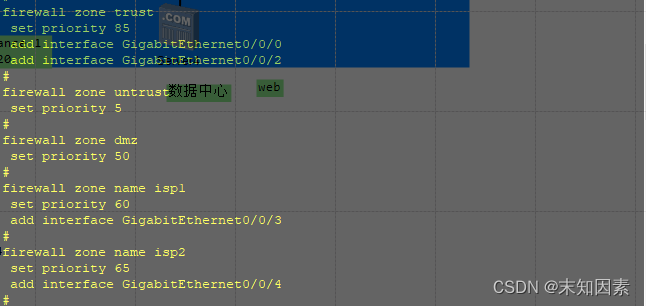 华为设备为企业配置OSPF，防火墙上的nat，nat server，ip-link，hrp（2）_华为防火墙虚拟系统配置ospf-CSDN博客