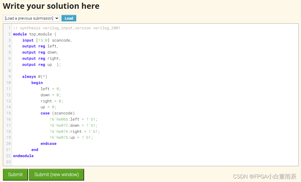 HDLBits_第1章_Verilog Language（已完结）_hdlbits翻译_FPGA小白董雨辰的博客-CSDN博客