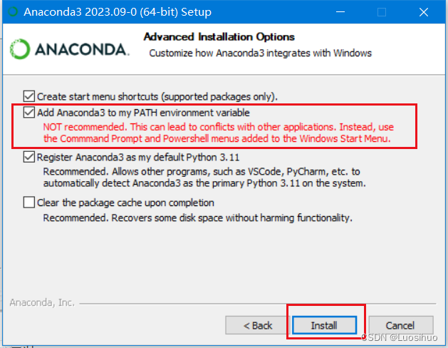 Anaconda的安装教程(Windows版)及运行ipynb文件_anaconda2023.09安装教程-CSDN博客