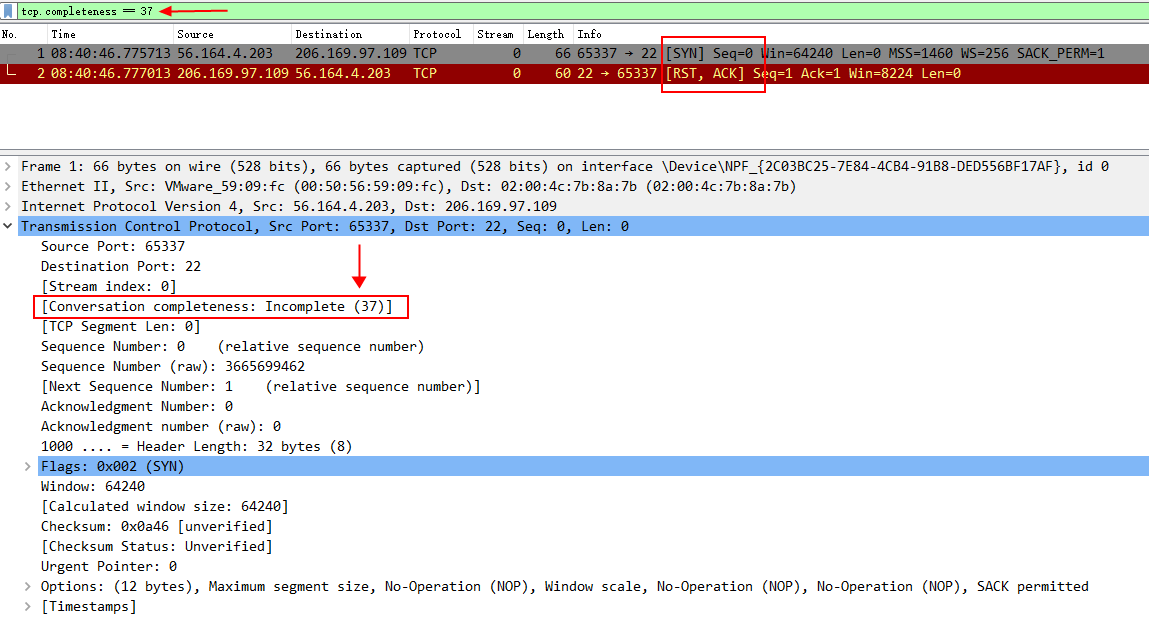 Wireshark 提示和技巧 | TCP 会话完整性分析_wireshark显示完整的一次tcp请求-CSDN博客