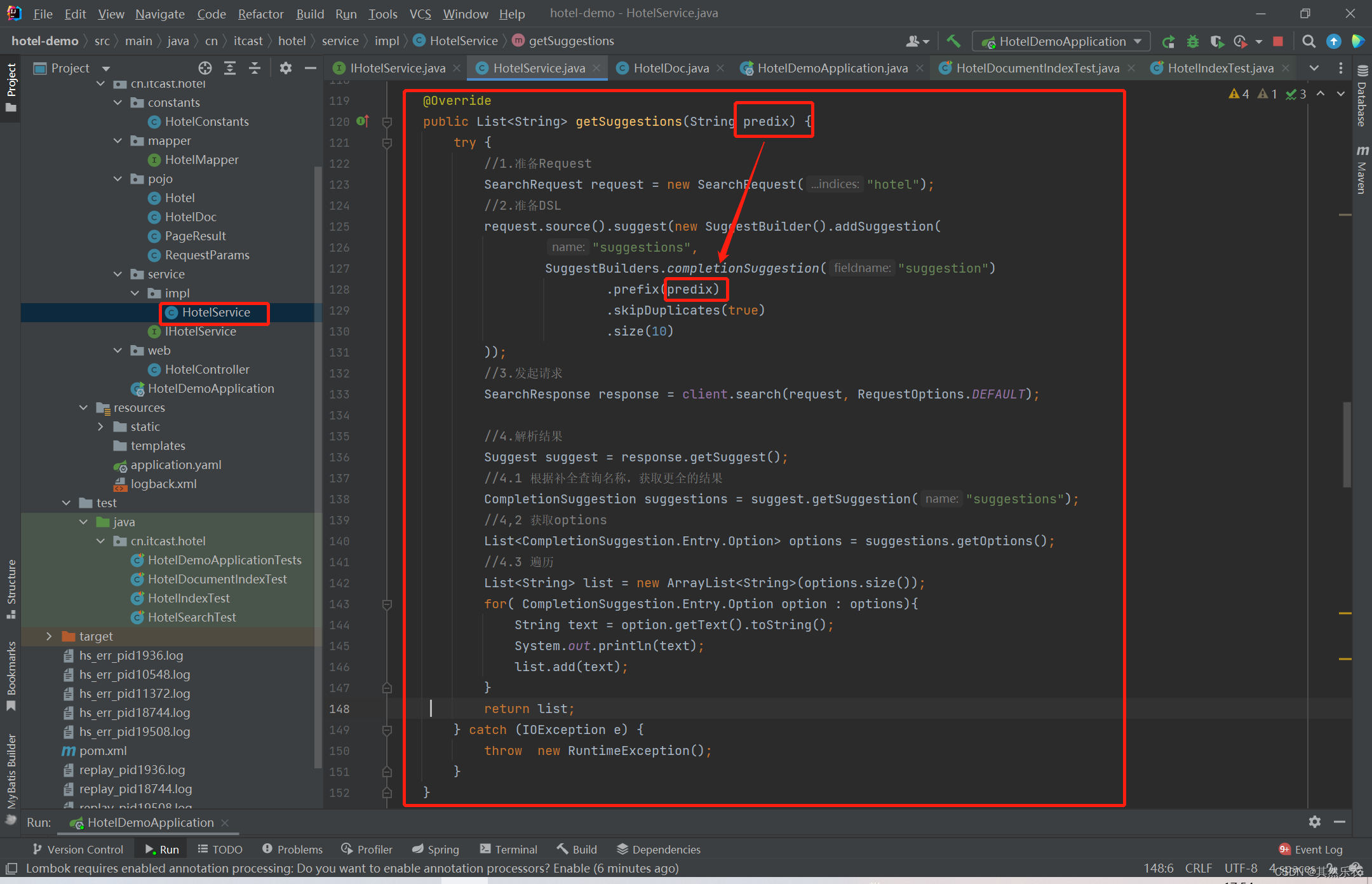 RestAPI实现自动补全 & 案例实现（搜索框输入进行自动补全）_华为jalor rest client为什么没有自动补全接口参数-CSDN博客