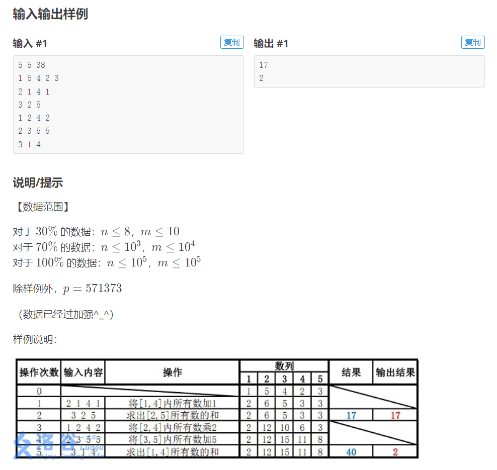 P3373【模板】线段树2 洛谷 Java题解 线段树p3373 【模板】线段树 2 Csdn博客 