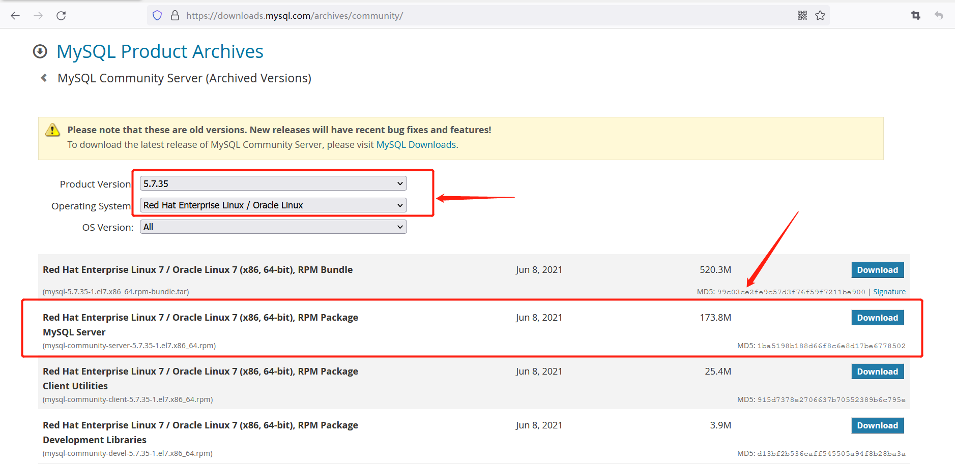 使用rpm方法在阿里云服务器CentOS 7安装MySQL5.7.35_rpm -qa|grep mariadb-CSDN博客