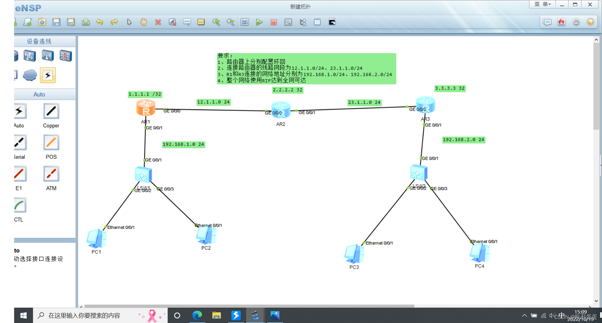 动态路由实验_routing table public-CSDN博客
