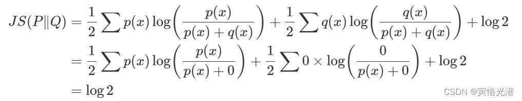 KL散度与JS散度的公式与代码的简要实现_jensen–shannon divergence代码-CSDN博客