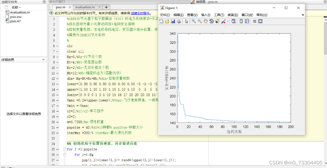 基于粒子群的ieee30节点优化、配电网有功-无功优化 对配电网中有功-无功协调优化调度展开研究，通过对光伏电源、储能装置_ieee30节点 储能-CSDN博客