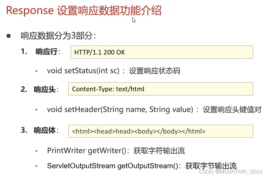 【JSP】06 使用response对象来设置响应数据_jsp是如何处理响应信息-CSDN博客