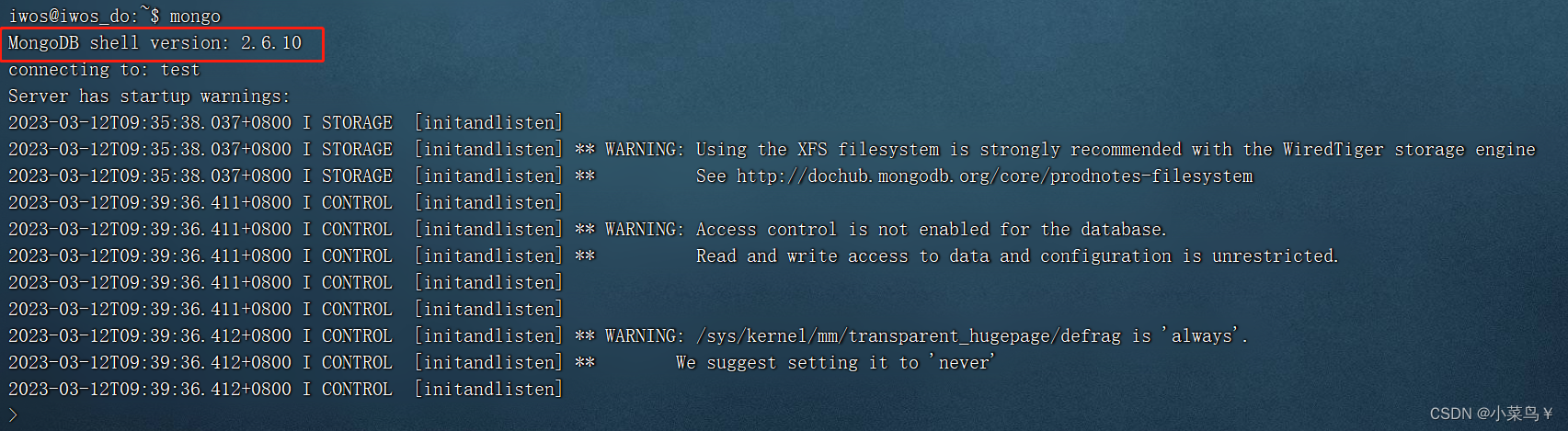 pymongo连接数据库报错_pymongo.errors.collectioninvalid: collection stude-CSDN博客