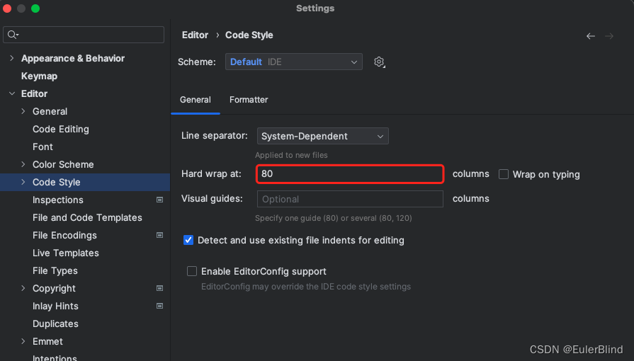 【Pycharm】Pycharm/IDEA 设置代码行长度提示/颜色_idea设置行长度-CSDN博客