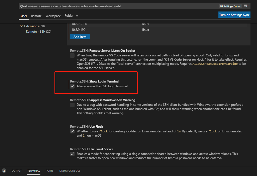 修改vscode的Settings导致TERMINAL窗口不能使用_found existing installation at-CSDN博客