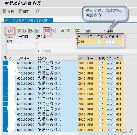 批量调整公司代码层会计科目数据-OB_GLACC12_sap obglacc12-CSDN博客