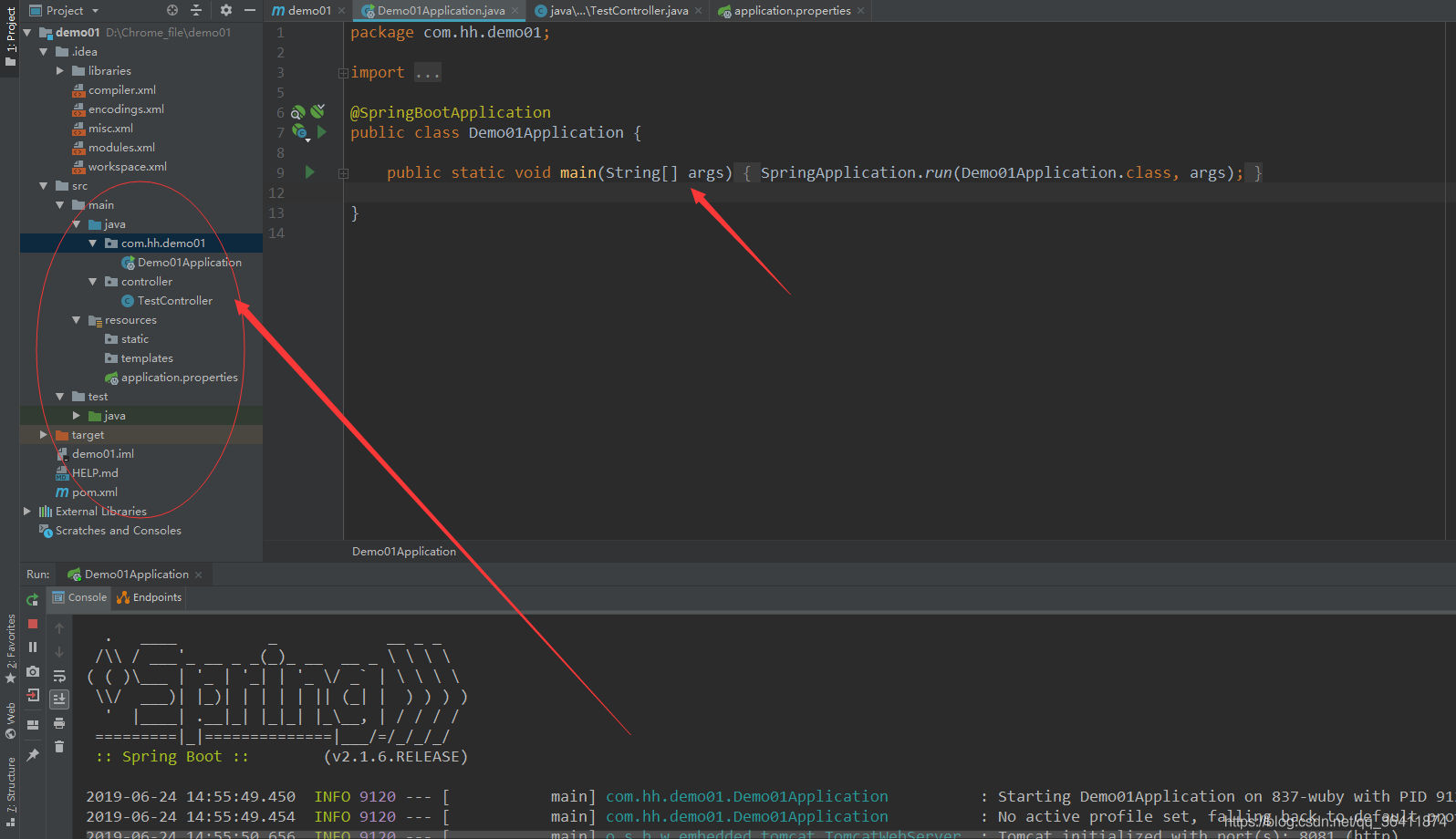 springboot学习笔记_错误: 找不到或无法加载主类 com.example.application-CSDN博客