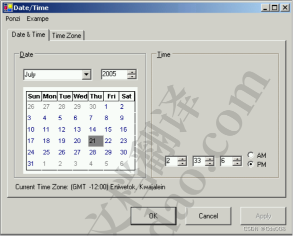 SSD4 实验四 《日期/时间控制面板》_ssd4实验四-CSDN博客