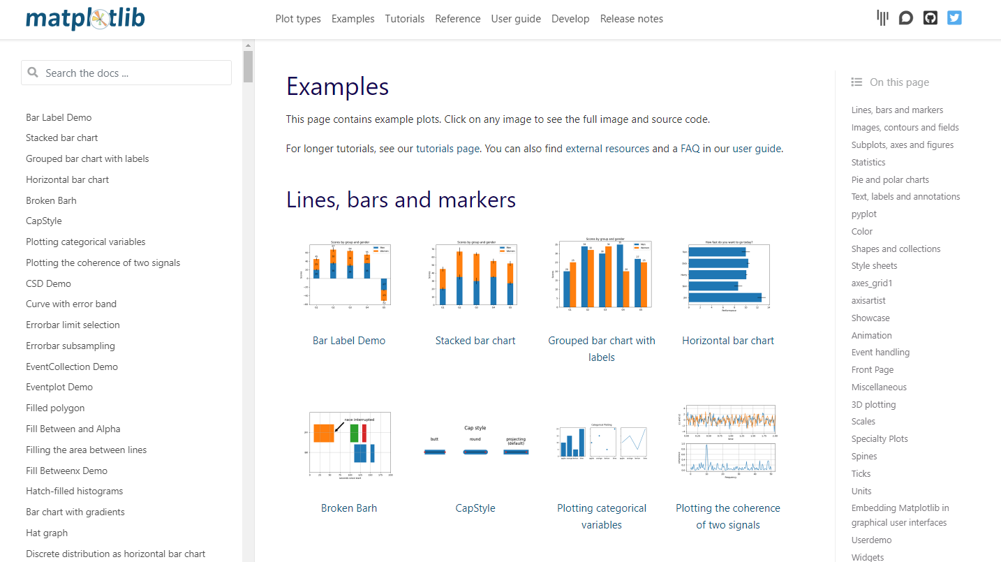 python中的matplotlib都能画哪些图形_matplotlib能绘制哪些图形-CSDN博客