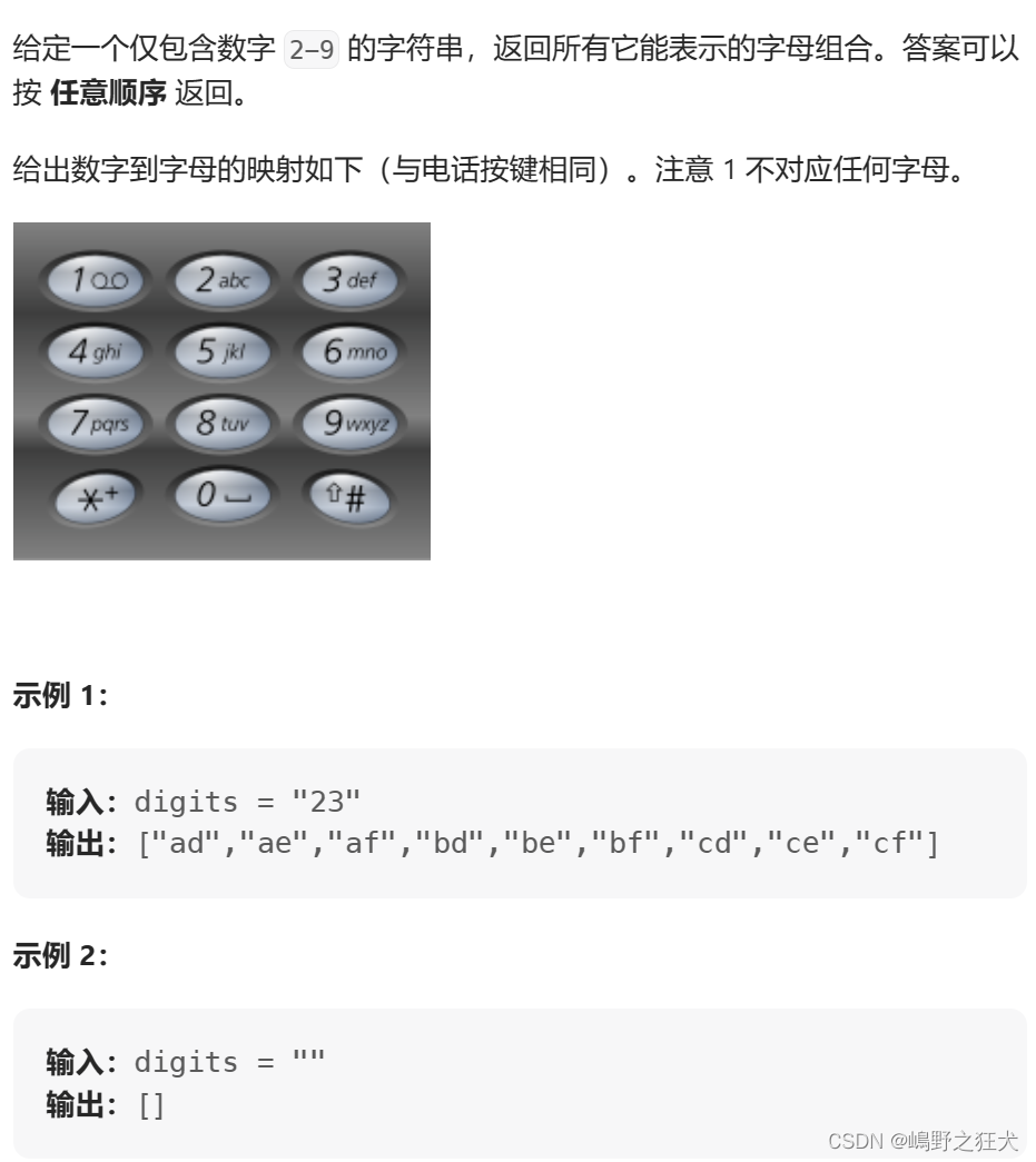 Leetcode 回溯算法全家桶 Csdn博客 