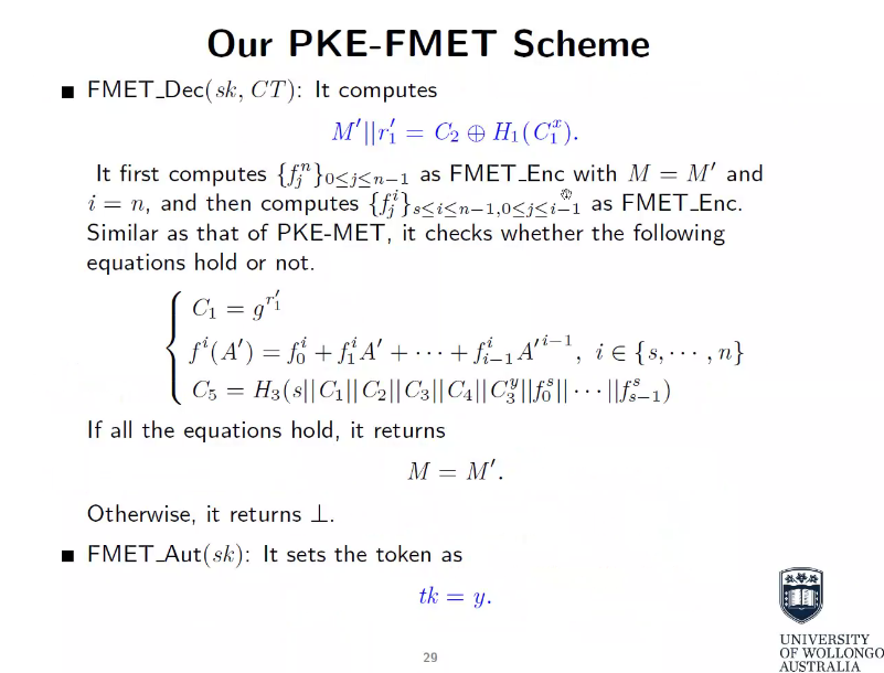 【Willy Susilo 学术报告01】Public-Key Encryption with Multi-Ciphertext ...