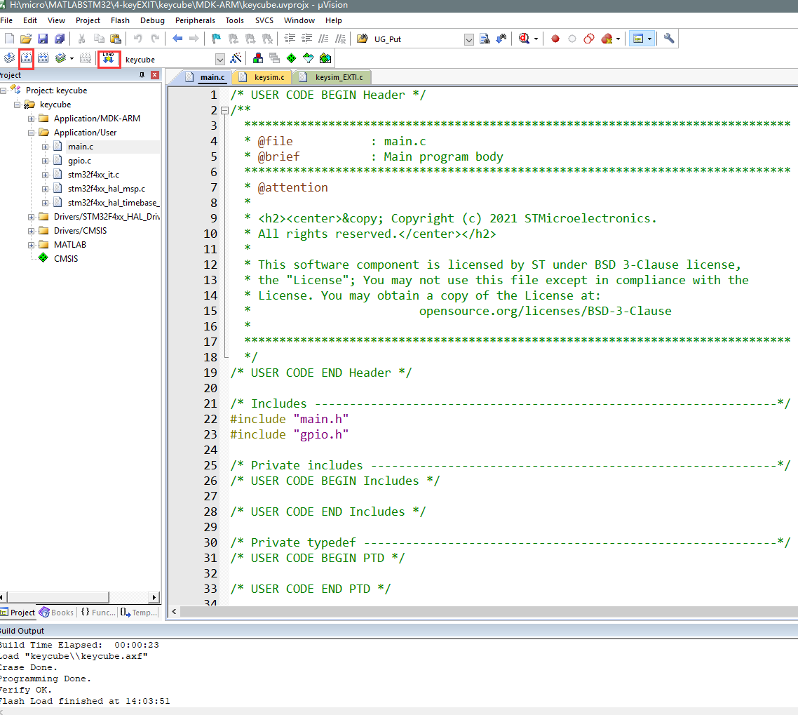 【STM32-MATLAB】2、外部中断_matlab 添加中断函数-CSDN博客