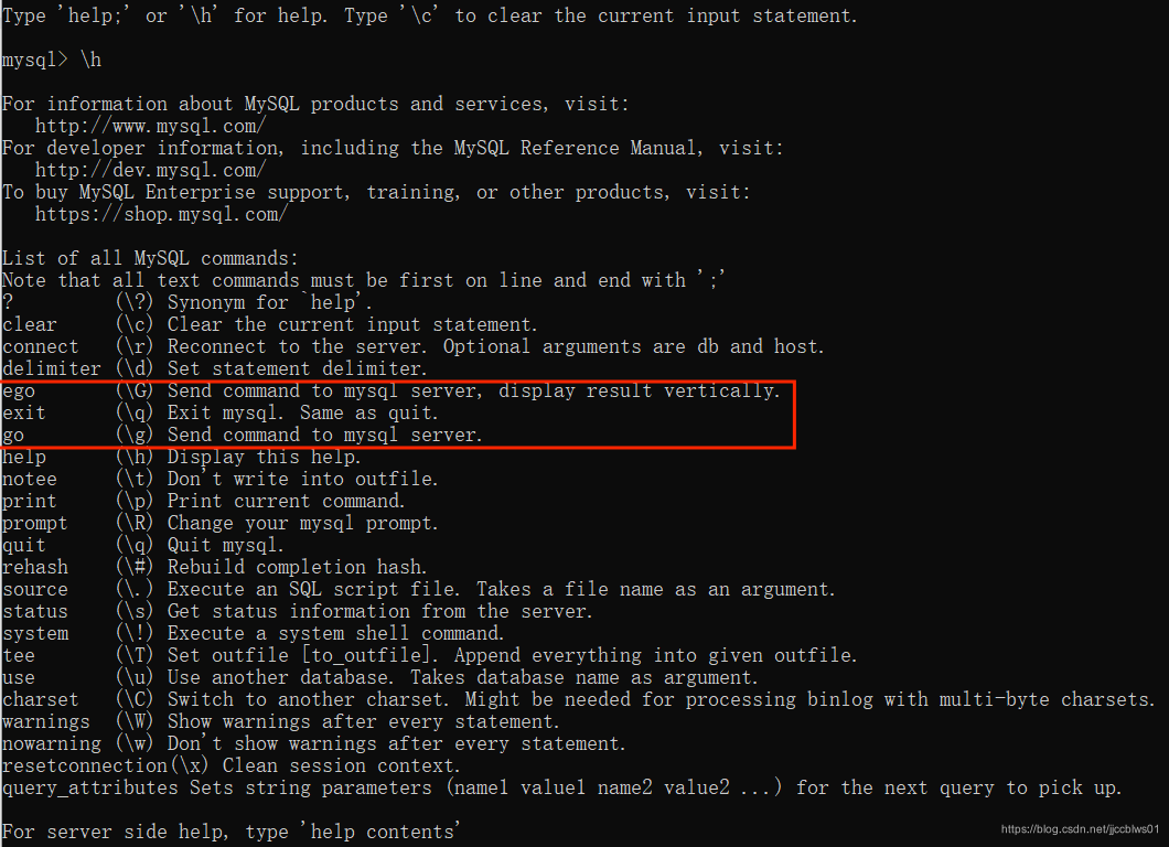 Mysql命令行 G 与 G 的作用(navicat不能用它们?)navicat怎么垂直输出 Csdn博客