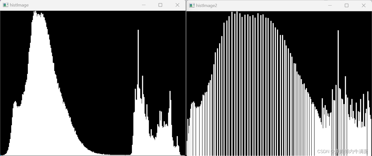 OpenCV C++ 绘制直方图并做直方图均衡化_opencv图像绘制直方图,进行均衡化后绘制显示图像,并绘制直方图c++代码-CSDN博客