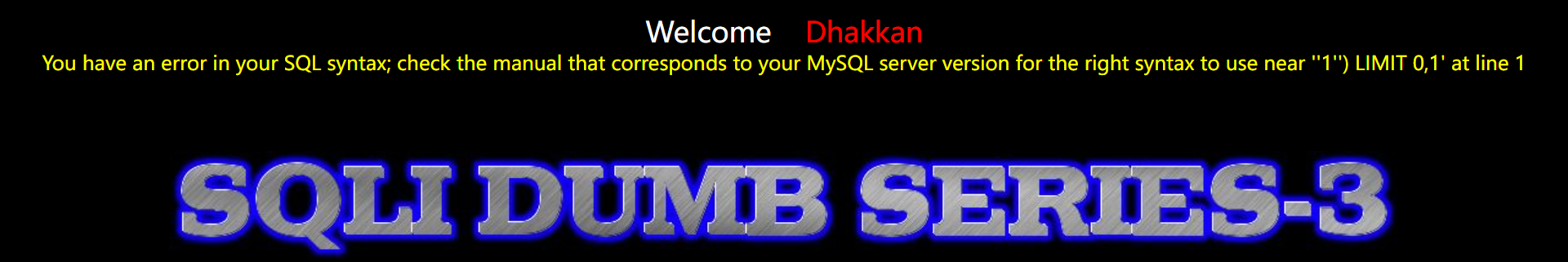 SQL注入之sqlilabs：less-3_sql注入less3-CSDN博客