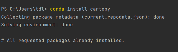pycharm下安装Cartopy库_pycharm安装cartopy-CSDN博客
