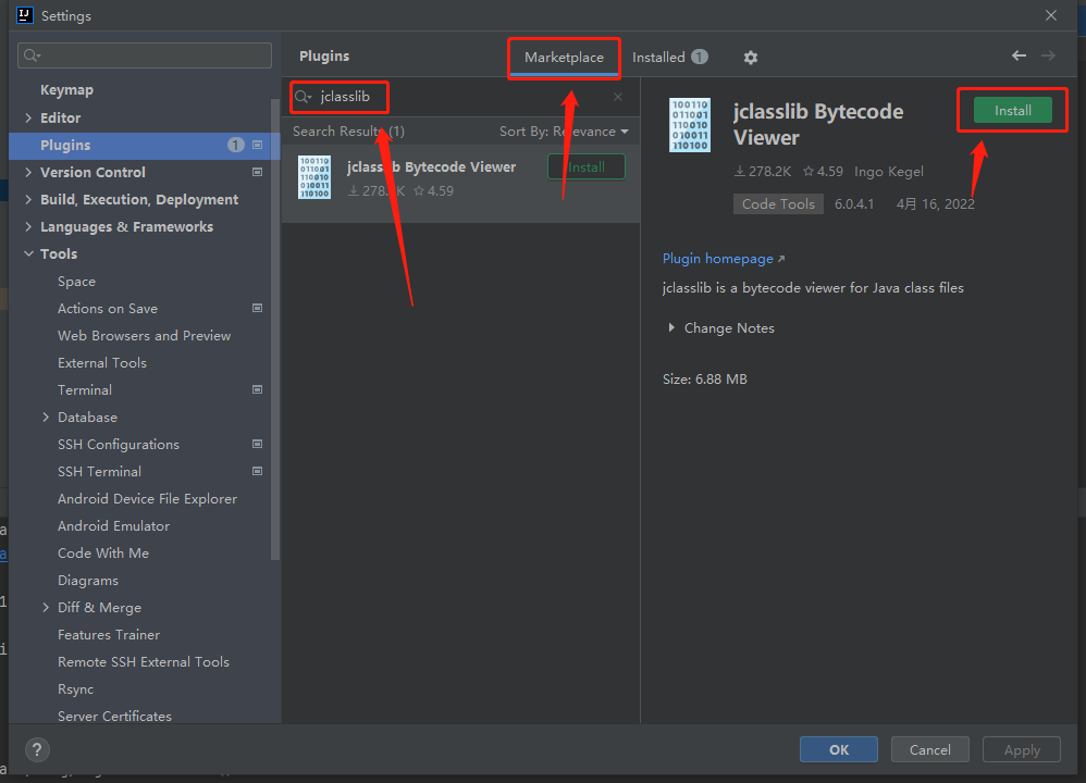 Idea中jclasslib的安装与使用_idea中jclasslib安装-CSDN博客