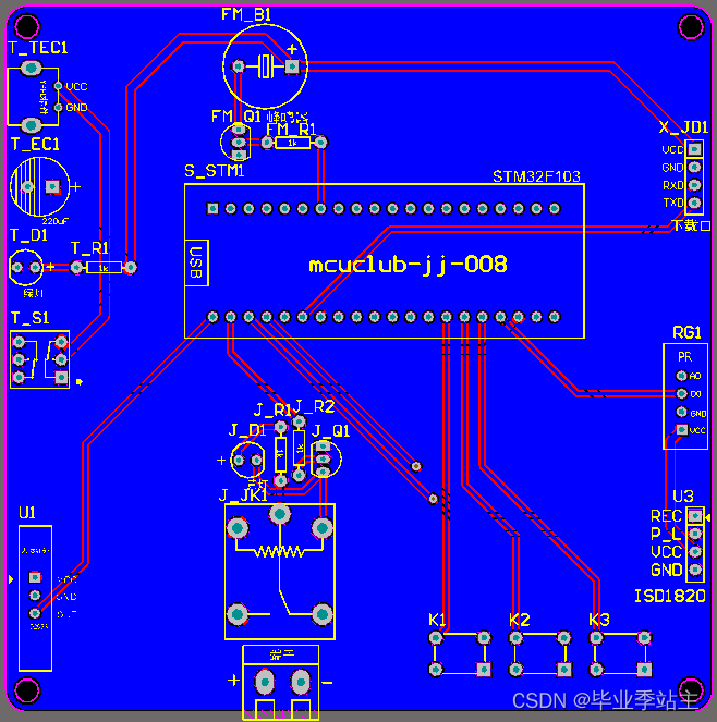 【单片机毕业设计】【mcuclub-jj-007】智能门铃 | 可留言门铃_基于stm32的智能语音门铃设计-CSDN博客