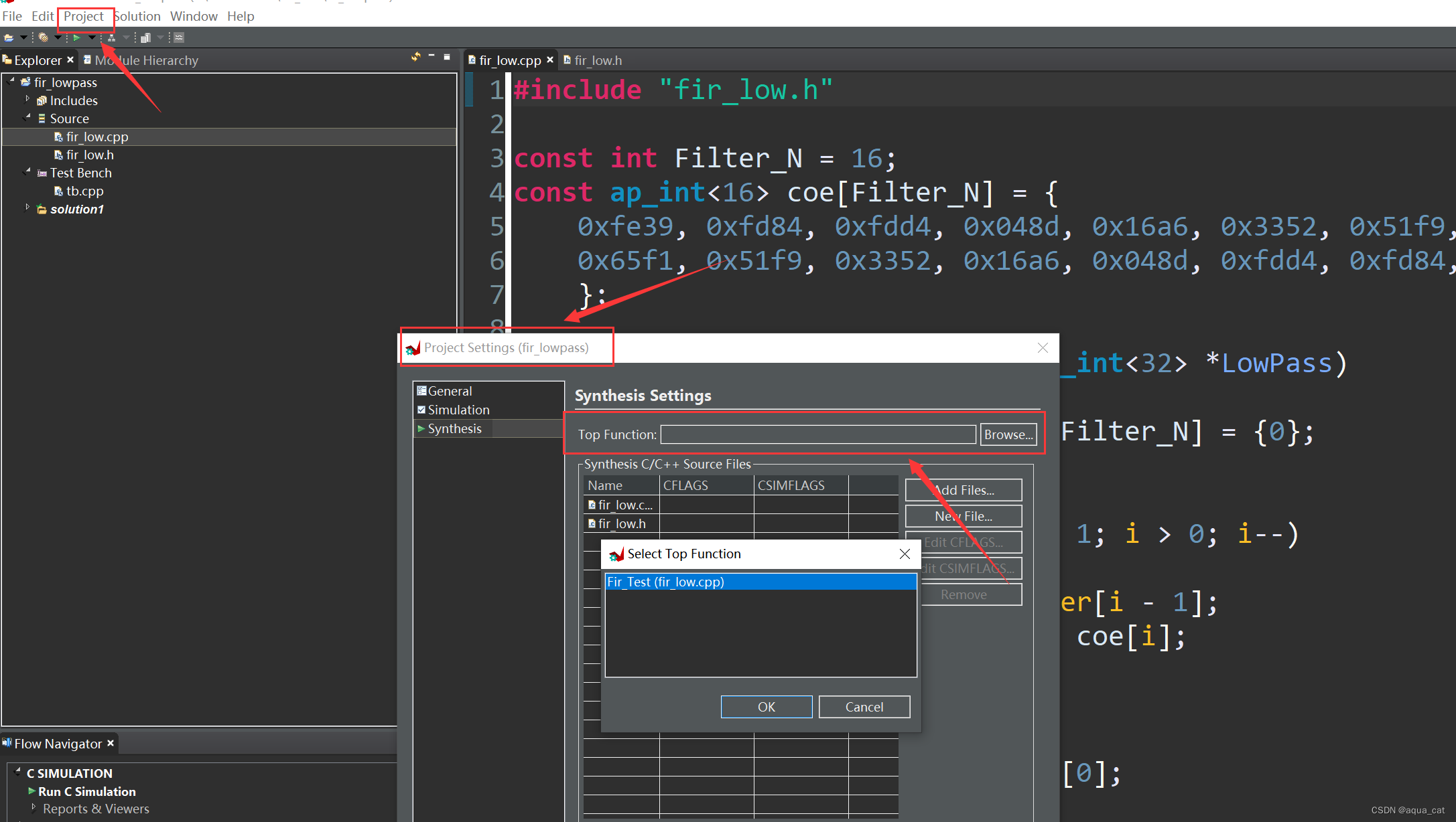 【HLS】FIR滤波器实现 | 优化 | 仿真 | HLS教程_hls设计多相滤波器-CSDN博客