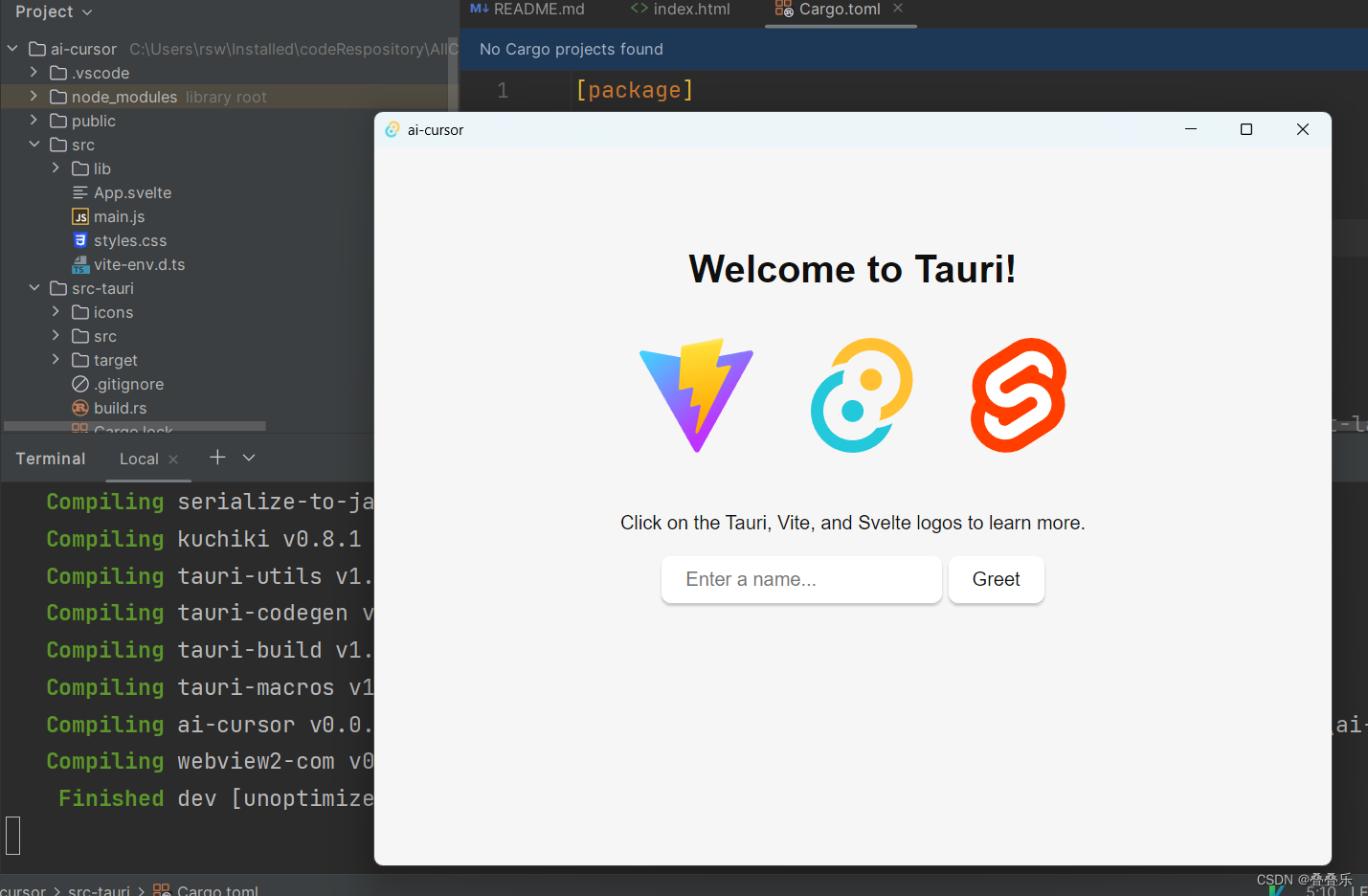 创建第一个Tauri项目 rust桌面应用程序_rust desktop-CSDN博客 创建第一个Tauri项目 rust桌面应用程序_rust desktop-CSDN博客