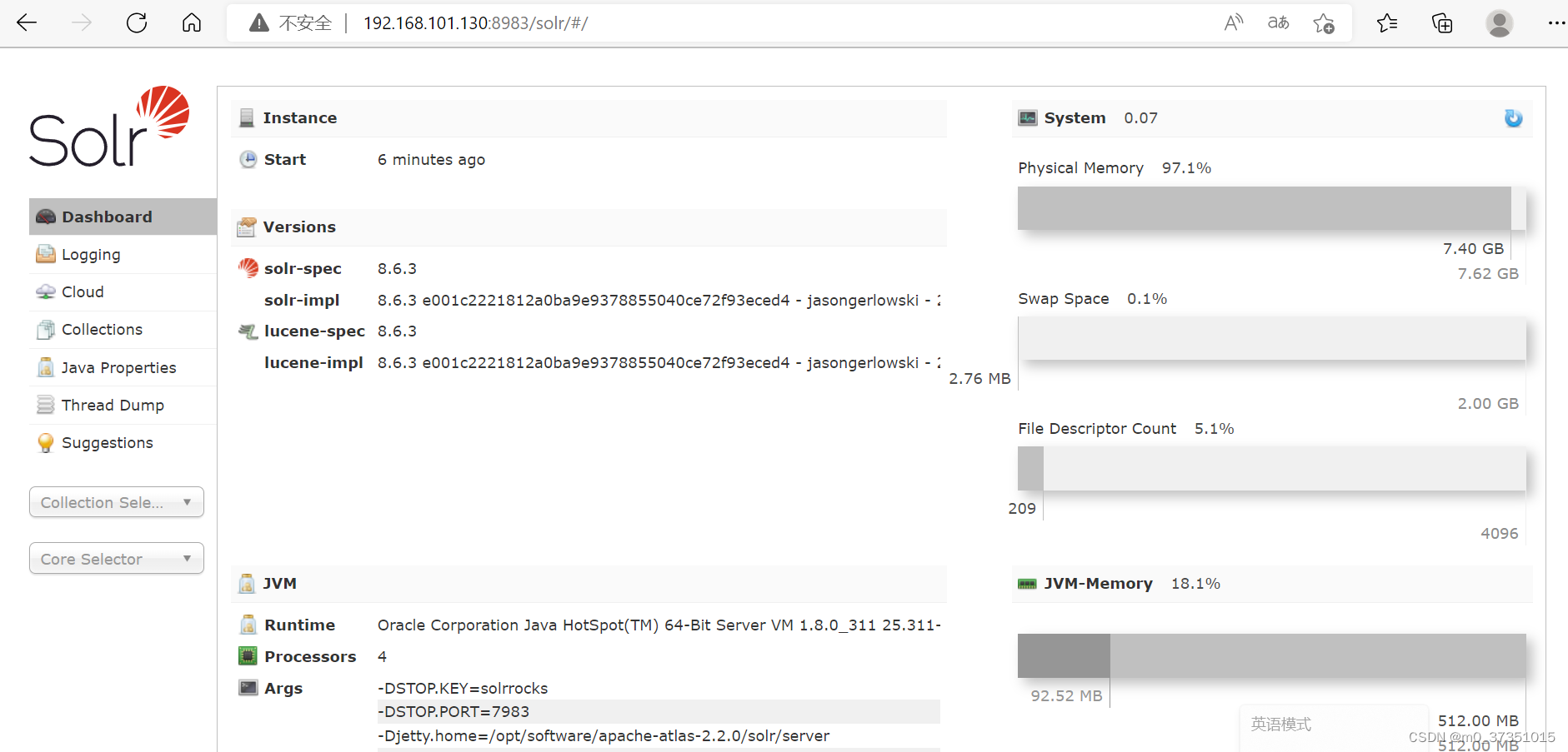 Apache-Atlas-2.2.0 版本详细安装步骤Apache-Atlas-2.2.0安装环境准备硬件环境软件环境资源下载Maven 安装 ...