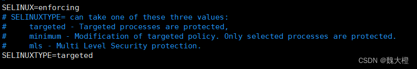 Linux中SELinux三种模式的启动、关闭与查看_selinux开启关闭区别-CSDN博客