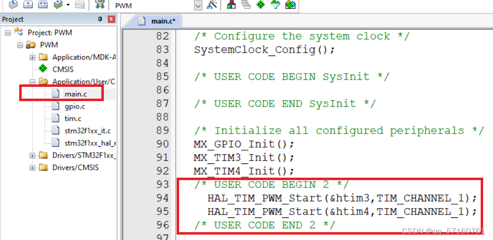 输出一个PWM并实现 LED呼吸灯的效果_编程实现pwm呼吸灯(利用定时器tim3的pwm输出控制led灯由暗变亮,再由亮变暗的循环-CSDN博客