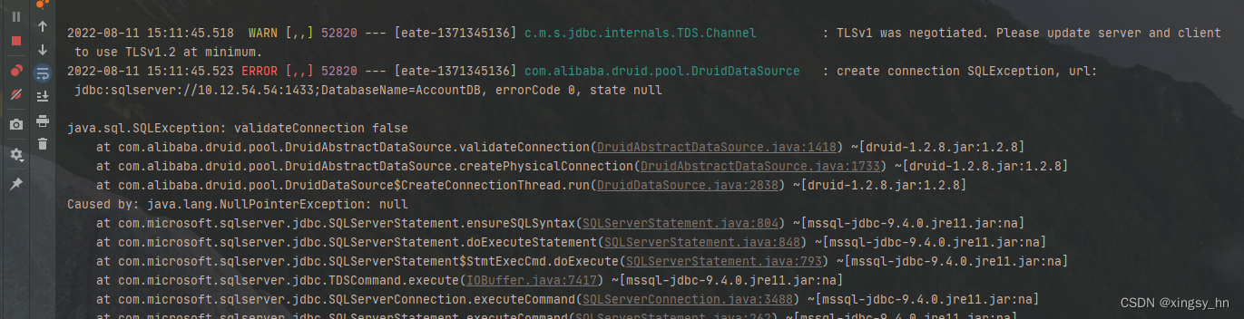 最全解决javasqlsqlexception Validateconnection False问题 Csdn博客 