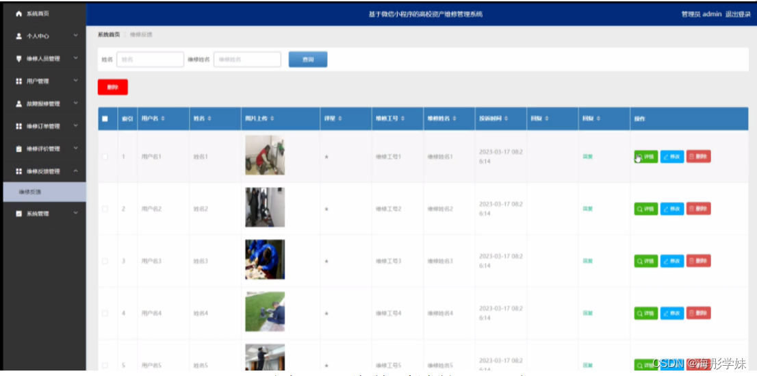 计算机毕业设计springboot基于微信小程序的高校资产维修管理系统10s4b9【附源码】 Csdn博客