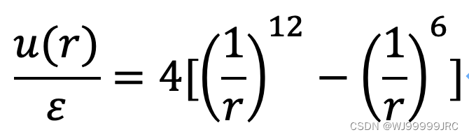 用Python分析方阱位能函数与Lennard-Jones 位能函数的近似关系-CSDN博客