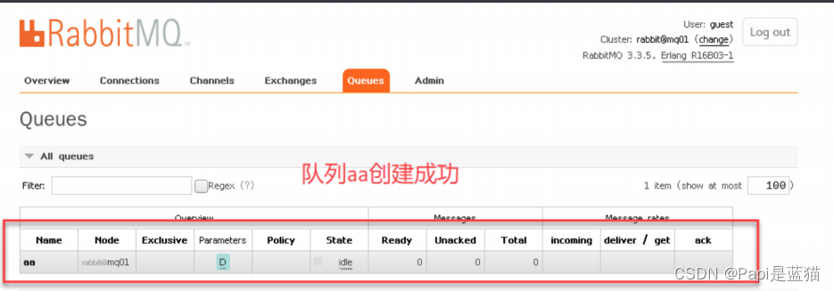rabbitmq集群_rabbitmq集群配置-CSDN博客