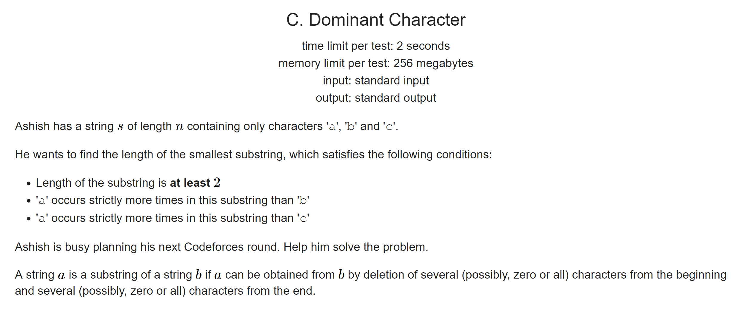 【抽屉原理】C. Dominant Character_抽屉原理 c++-CSDN博客