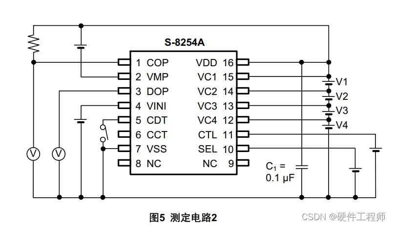 S-8254A------3节/4节电池串联用电池保护IC