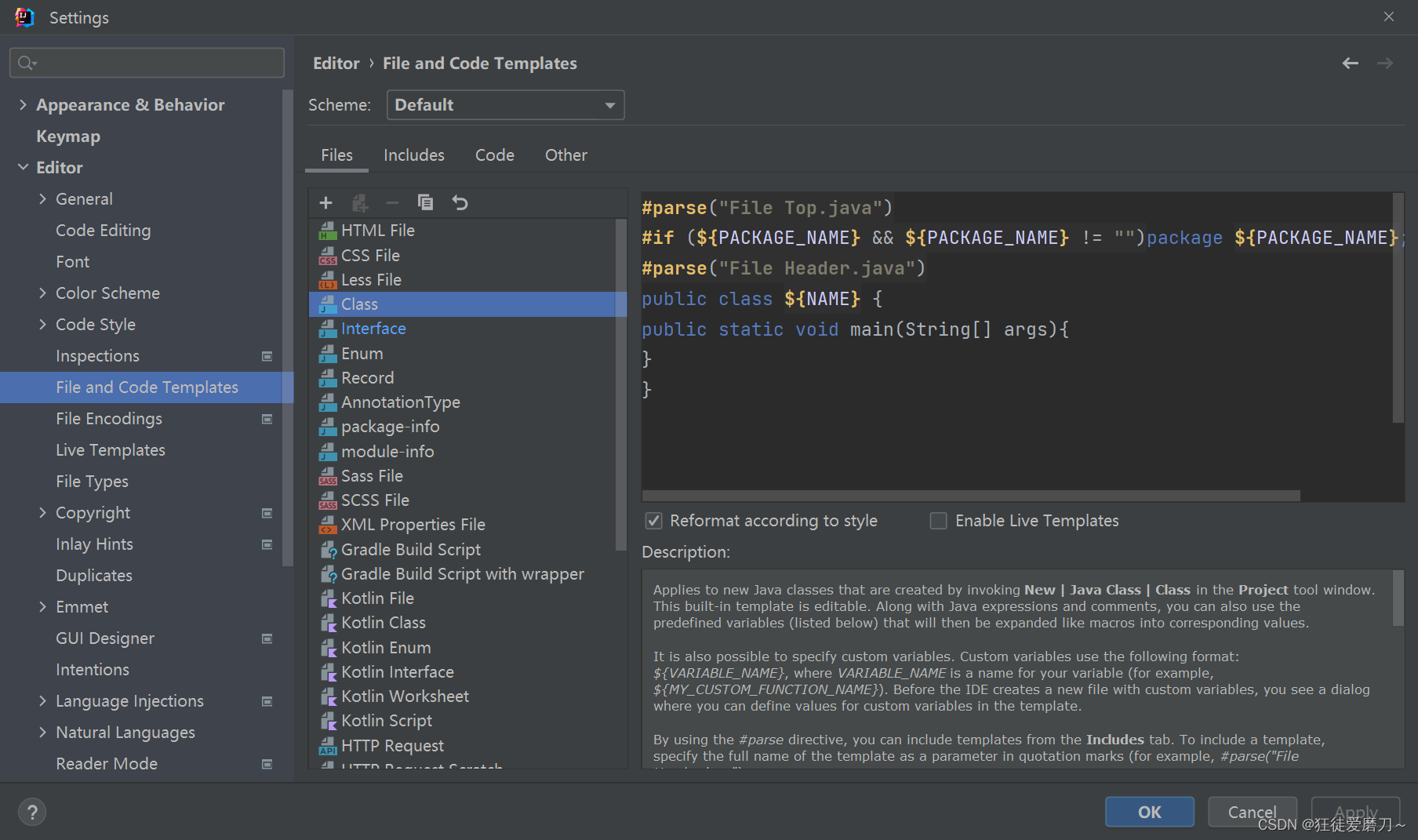 01Java基本结构，程序注释，标识符、关键字、保留字和idea配置类模板_idea需要java标识符-CSDN博客