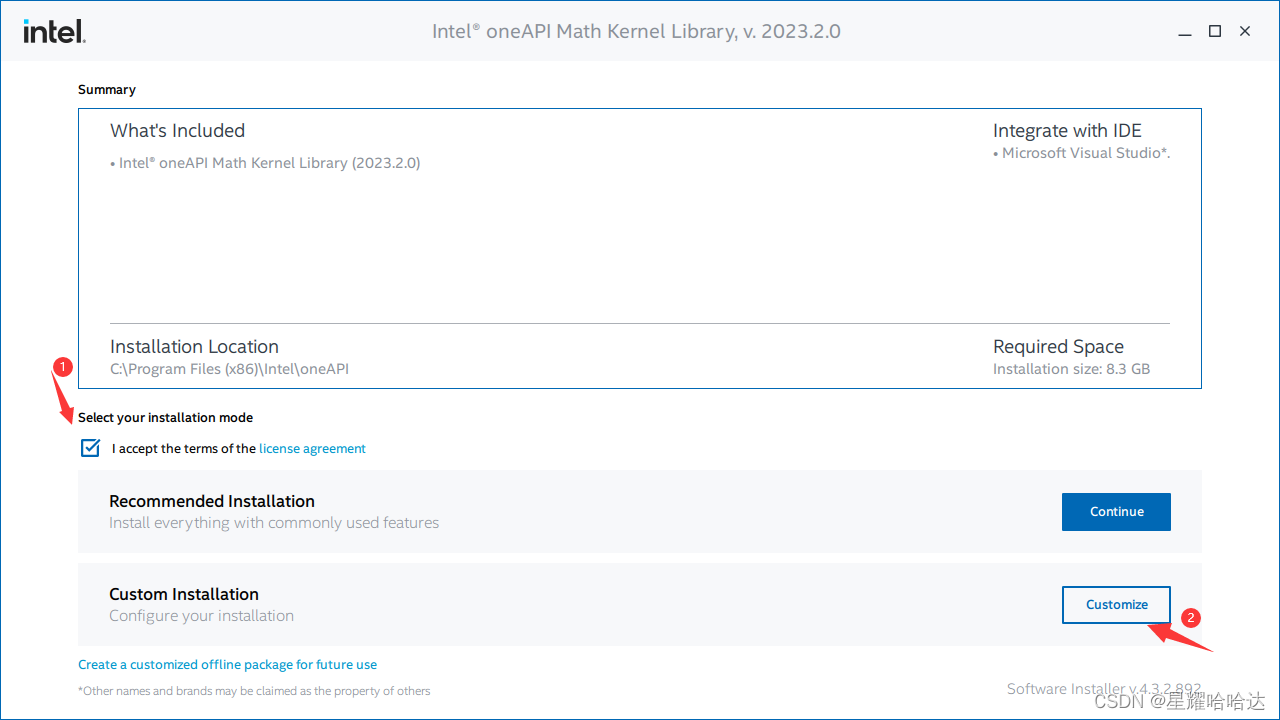英特尔®oneAPI 数学内核库（oneMKL）windows安装教程-CSDN博客