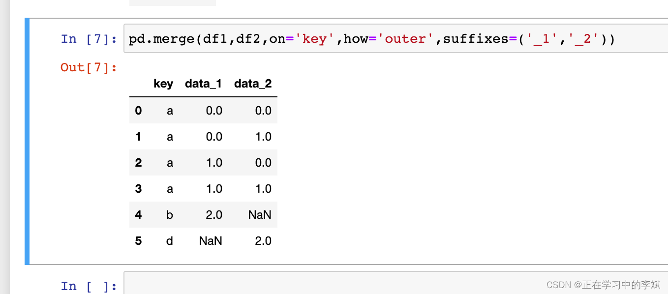 Python Pandas merge 连接 参数 详解 数据合并 数据拼接_pandas merge参数-CSDN博客