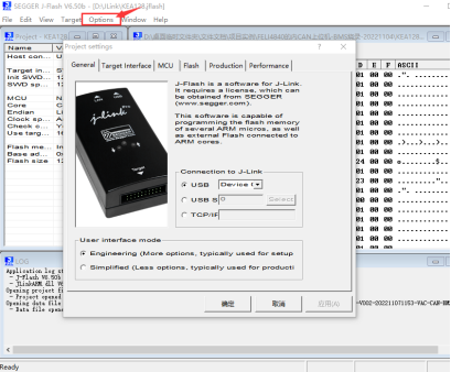 J-LINK_v6.50b操作指南_jlink device selection-CSDN博客