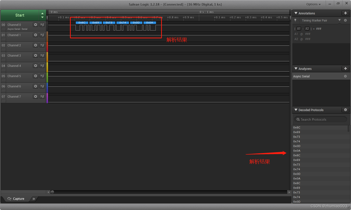 逻辑分析仪 抓取STM32或USB-TTL的串口USART波形 协议解析_usb转ttl怎么抓串口数据-CSDN博客