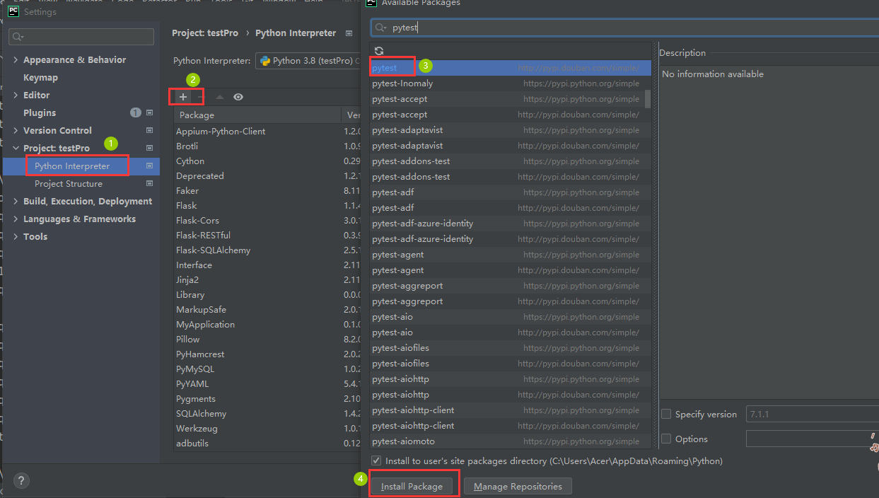 python测试框架--＞pytest测试框架之简介、安装与准备（一）_============================= test ...