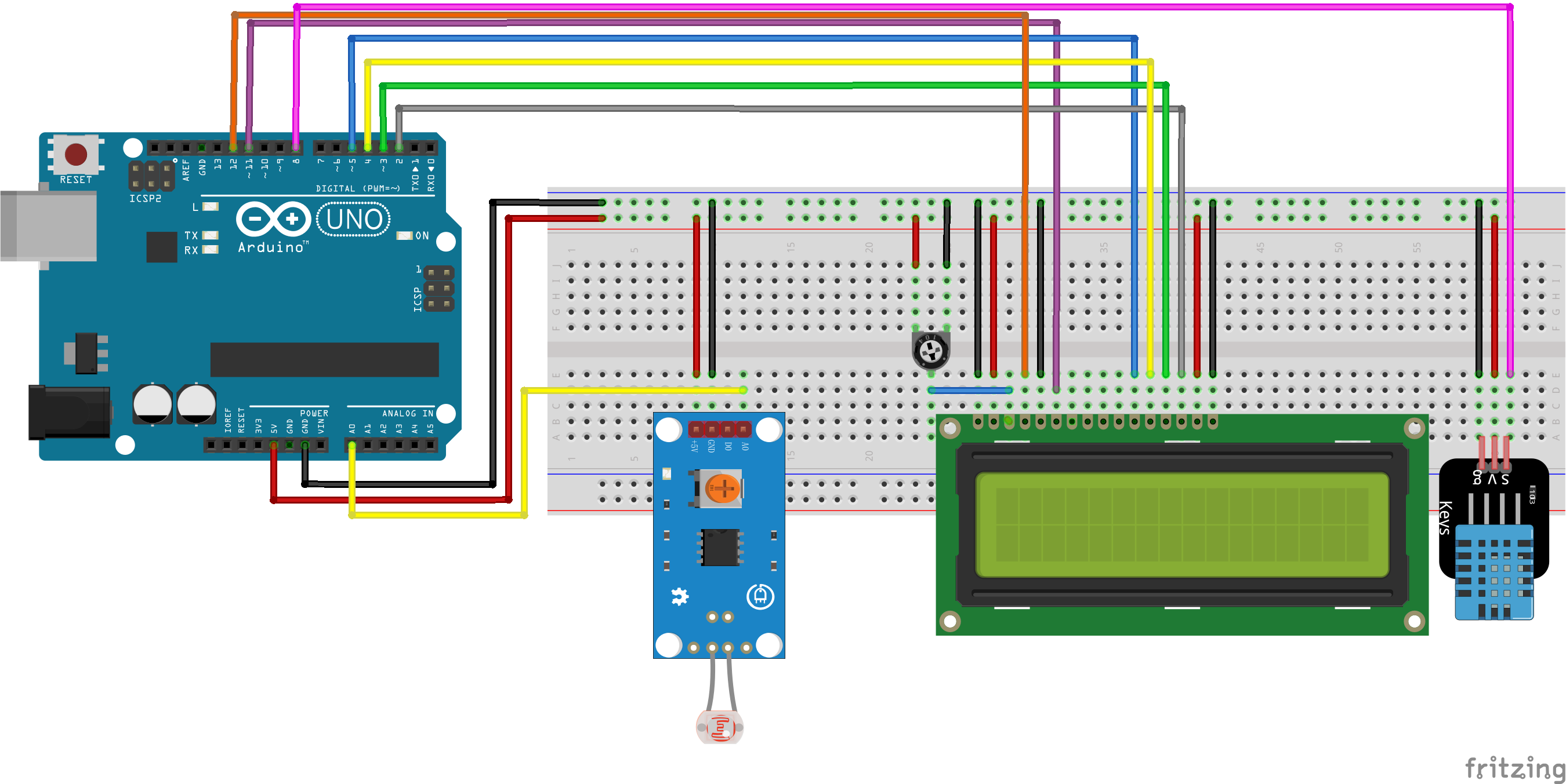 Fritzing软件绘制Arduino面包板接线图传感器模块库文件085_fritzing dht11-CSDN博客