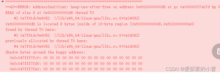 error:heap use after free_error heap use after free-CSDN博客