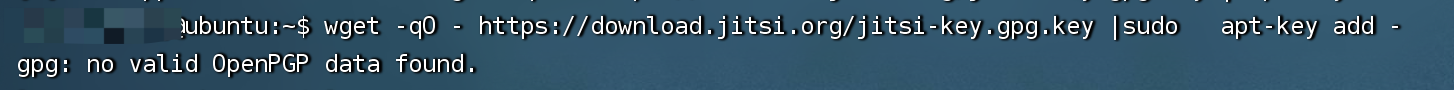 关于Ubuntu安装Jenkins遇到gpg: no valid OpenPGP data found._gpg: no valid opengpg data-CSDN博客
